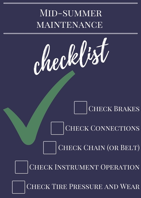 Mid-Summer Maintenance Checklist - Welcome